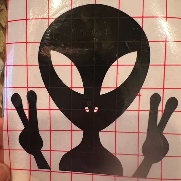 Other | Car Window Decal Vinyl Alien | Poshmark
